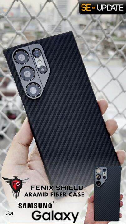 เคส FenixShield Ultra Slim Aramid Carbon Fiber with Magnetic for Samsung Galaxy S23 Ultra / S22 ...