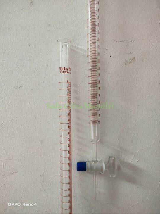 Buret 100ml Kran Glass Pyrex | Lazada Indonesia