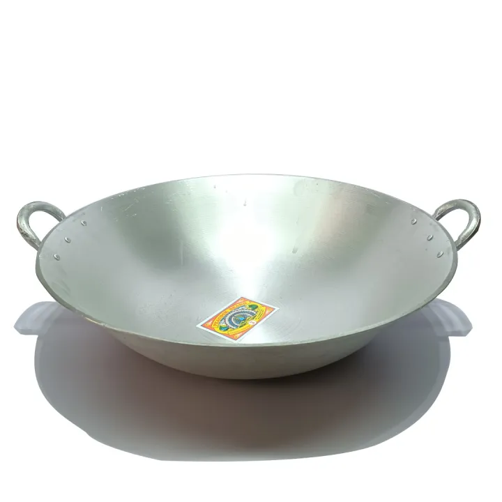 Traditional Wok Outdoor 57cmx16cm Kawali Aluminum Wok Pilaf High ...