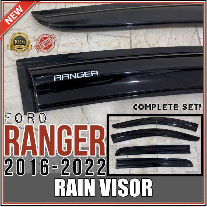 FORD RANGER 2016-2022 RAIN VISOR (ford ranger accessories) | Lazada PH