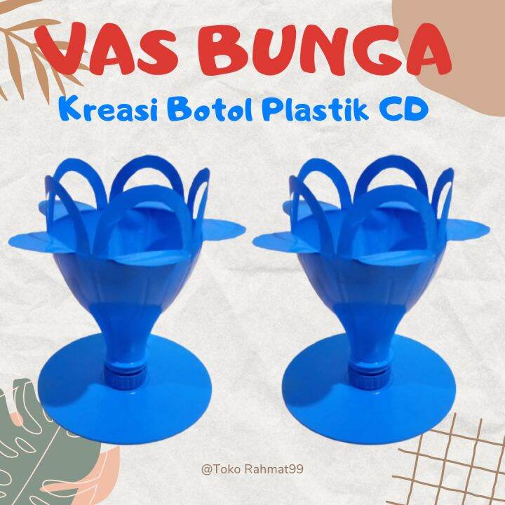 Vas Bunga Botol CD / Kerajinan Barang Bekas / Prakarya | Lazada Indonesia
