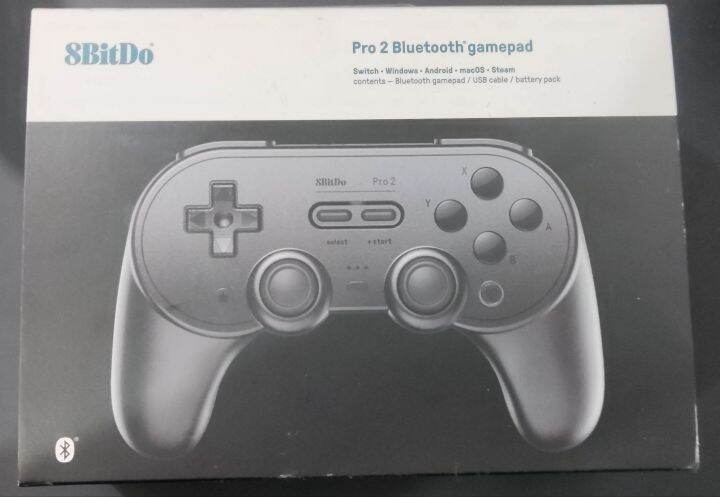 8Bitdo Pro 2 Bluetooth Gamepad Wireless Controller (Black Edition) | Switch/Windows/Android ...
