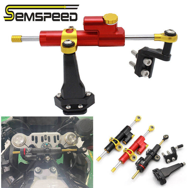 SEMSPEED Motorcycle CNC Direction Damper Steering Shock Absorber ...