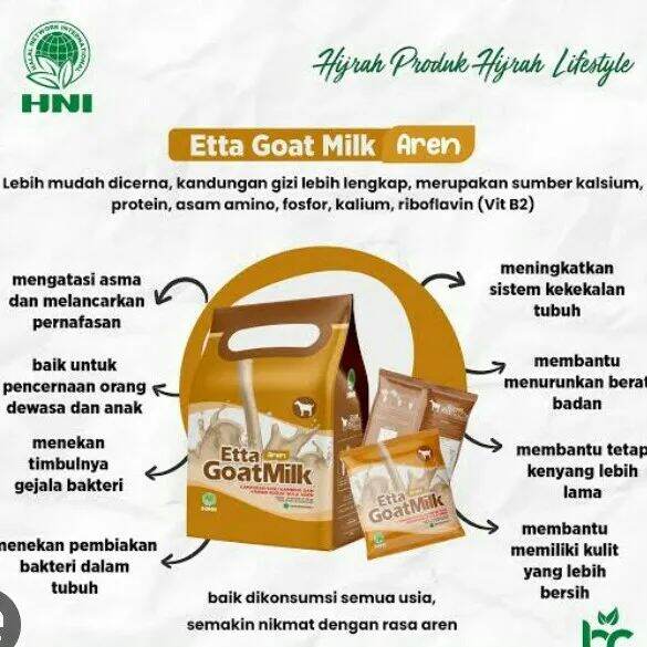 ETTA GOAT MILK/EGM/SUSU KAMBING ETAWA HNI HPAI ORI BPOM | Lazada Indonesia