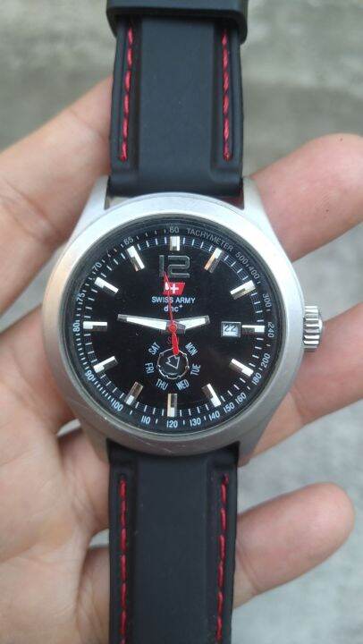 jam tangan swiss army dhc military cakep second bekas original murah ...