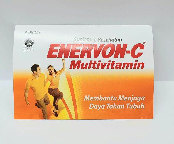 Enervon C strip isi 4 tablet | Lazada Indonesia