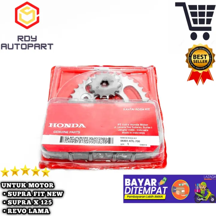 Gear Set Honda Supra Fit New Gear Gir Rantai Rante Set Komplit Honda Supra fit Suprax 125 KTL ...