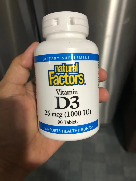 D3 adult 1000 IU Natural Factors | Lazada PH
