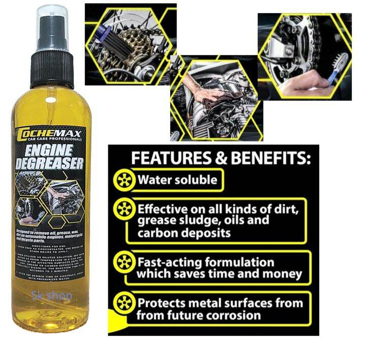 degreaser 250ml mist spray for engine and bike | Lazada PH