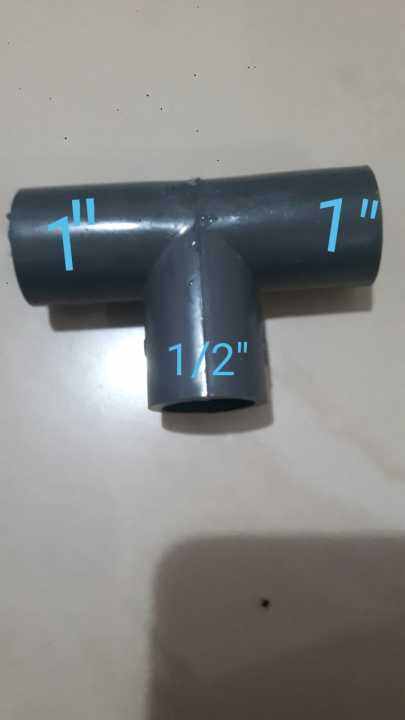 tee kombinasi 1 inchi ke 1/2 inchi sambungan pipa 1 inchi ke 1/2 inchi ...