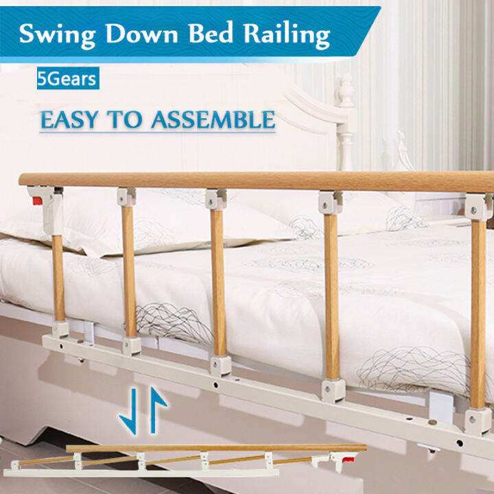 Bed Assist Rail For Seniors Bed Guard Railing Foldable Bed Side Rails ...