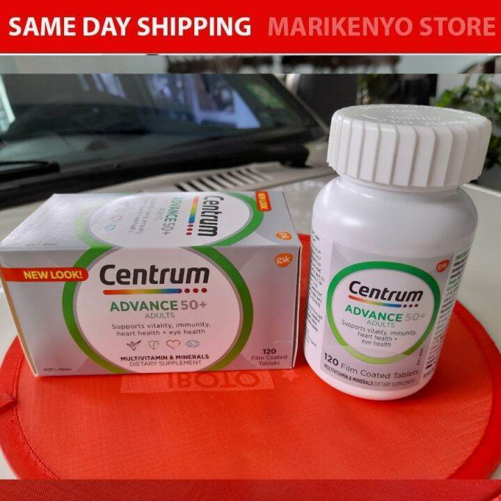 CENTRUM ADVANCE 50+ ADULTS 120 Film Coated Tablets | Lazada PH