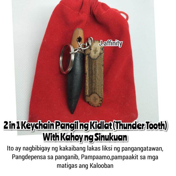 Pangil Ng kidlat (Thunder Tooth)at Sinukuan Keychain with freebies at ...