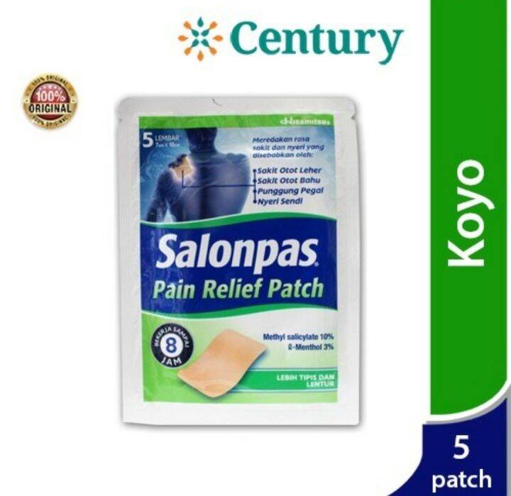 Salonpas Pain Relief Patch 5 lembar Koyo | Lazada Indonesia