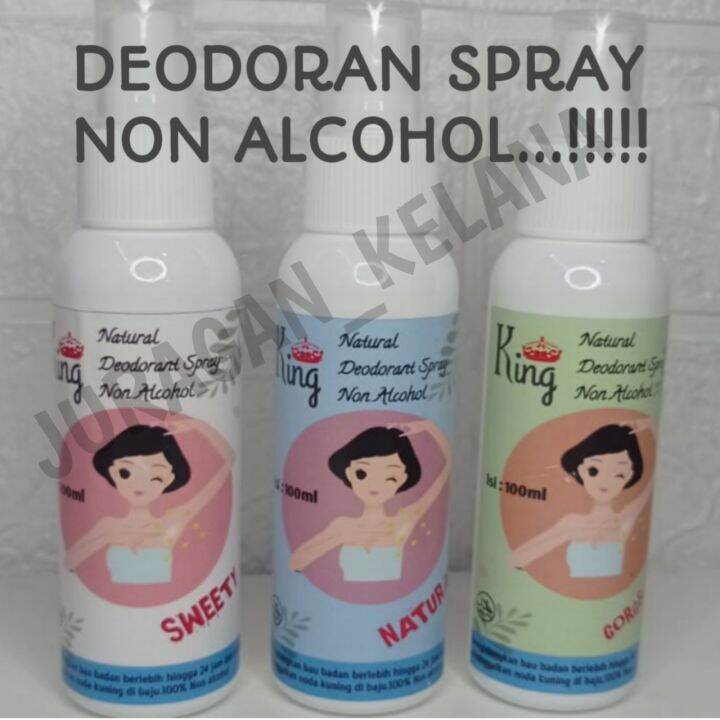 DEODORAN SPRAY ANTI bacteria 100ML NON ALCOHOL | Lazada Indonesia
