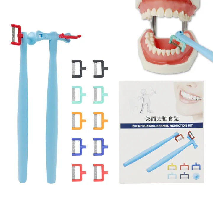 13pcs Dental Interproximal Enamel Reduction Kit Manual Strips/Teeth ...