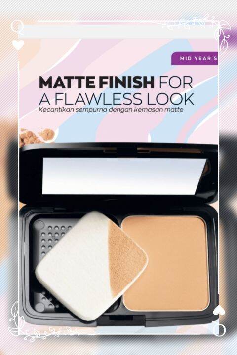 Avon Flawless True Matte Dual Powder Foundation | Lazada