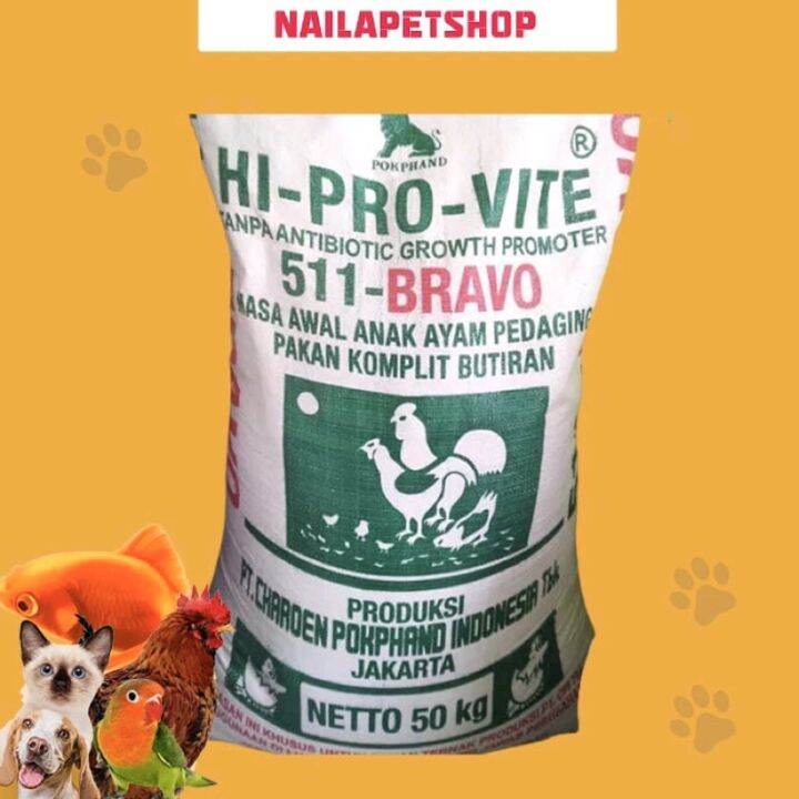 PUR AYAM HI- PRO-VITE 511 BRAVO MAKANAN AYAM KEMASAN 1kg | Lazada Indonesia