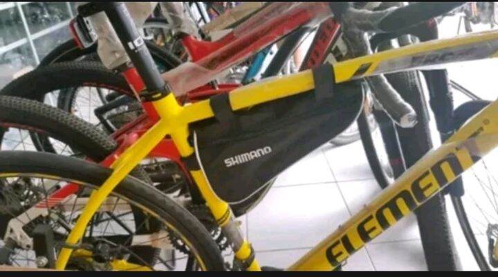 TAS SEPEDA TRIANGLE TAS FRAME RANGKA SEGITIGA BAG SUDUT SEPEDA BICYCLE ...