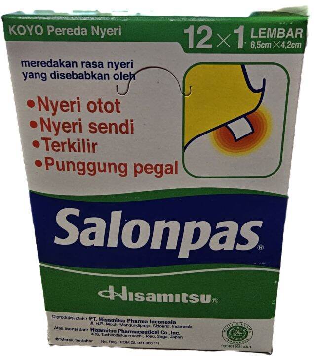 Salonpas Koyo 12 x 1 lembar | Salonpas Box & Saset | Lazada Indonesia