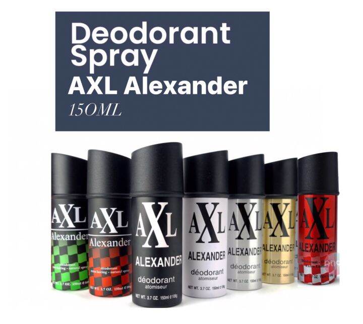 AXL Alexander Deodorant Spray 150ml | Lazada