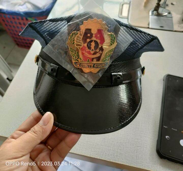 Octagon piercing cap for security guard | Lazada PH