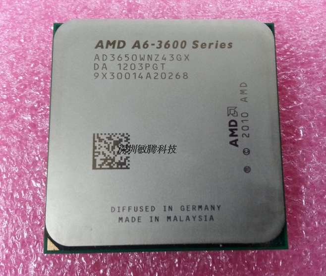 AMD A6-3670 A6 3670K Quad-Core APU, Quad-Core APU Unlocked Frequency ...