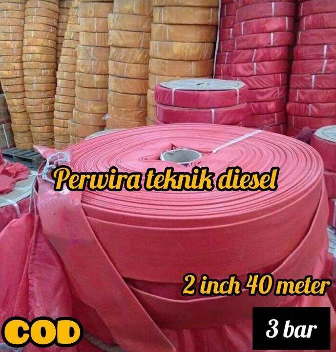 selang mesin pompa air 2 inch 40meter / selang alkon 2 inch 40meter ...