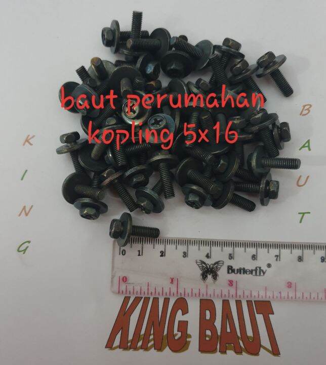 Paet 100 Pcs Baut Per Rumah Kopling 5x16 | Lazada Indonesia