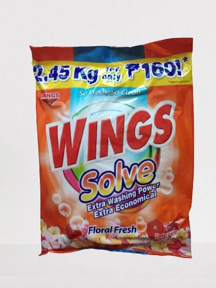 Wings Solve Powder Detergent Floral Fresh 2.25kg | Lazada PH