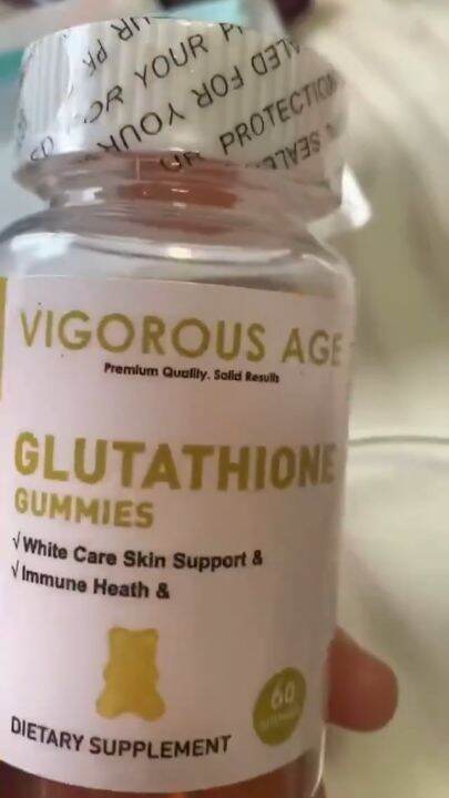VIGOROUS AGE Collagen gummy with nicotinamide Vitamin C and E anti ...