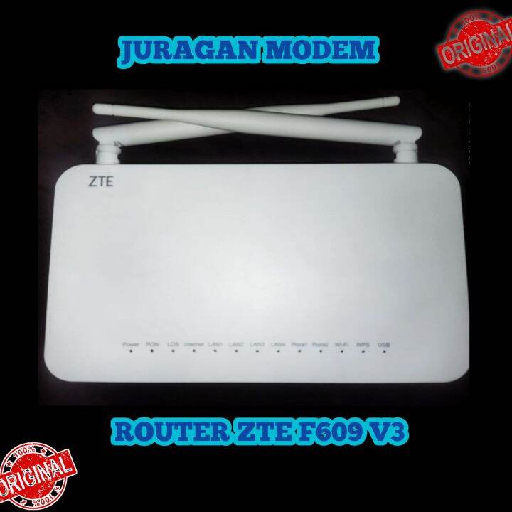 MODEM ONT ROUTER ZTE F609 V3 ( BEKAS ) | Lazada Indonesia