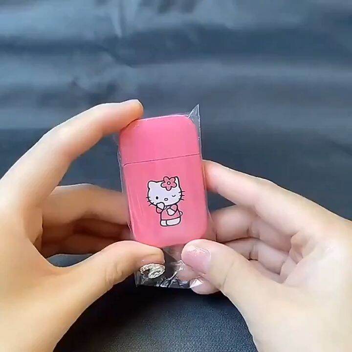 🇵🇭Creative Hello Kitty Pink Flame Lighter Kuromi Recycle Inflatable ...