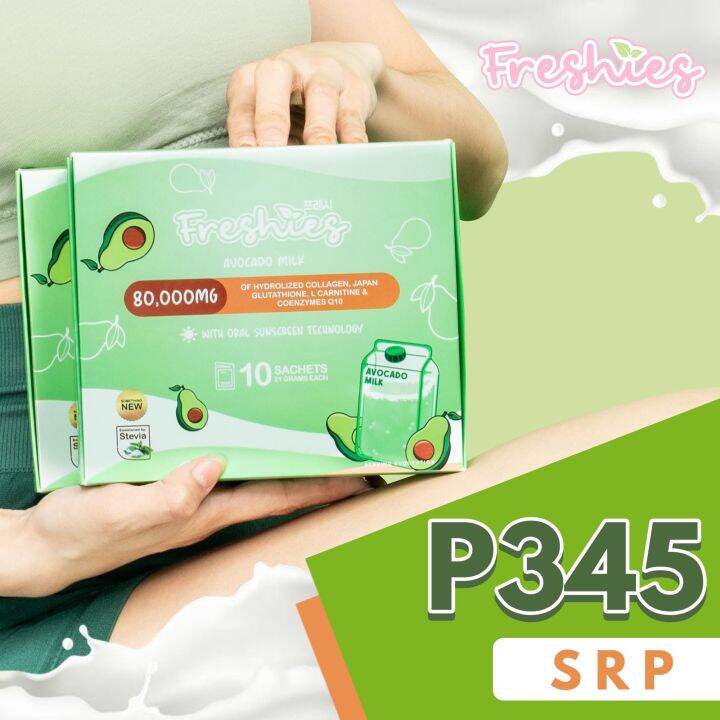BUY2 GET FREE CHOCOLATE | Freshies Collagen Drink Avocado Flavor by ...