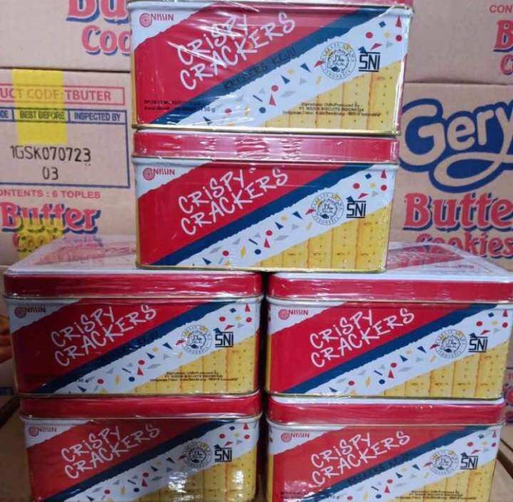 Nissin crispy crackers kaleng 750gr | Lazada Indonesia