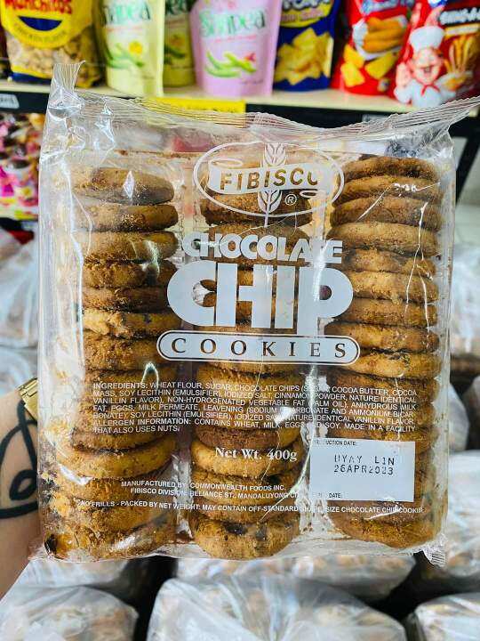 fibisco chocolate chip 400 g / butter cookies rounds 350g / jolly ...