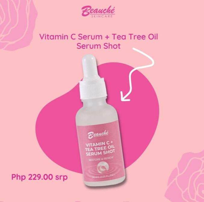 Beauche Vitamin C + Tea Tree Oil Serum Shot | Lazada PH