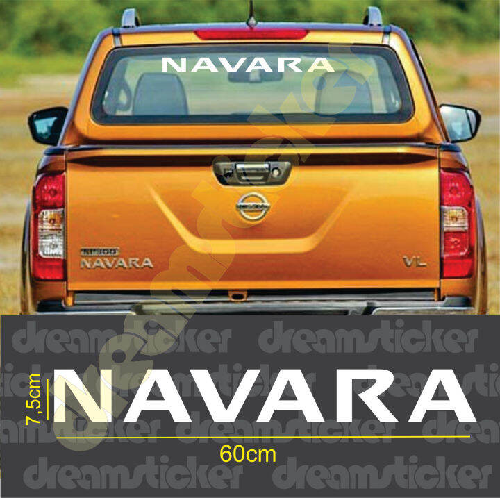 Cutting Sticker Kaca Belakang Mobil Nissan Navara Stiker | Lazada Indonesia