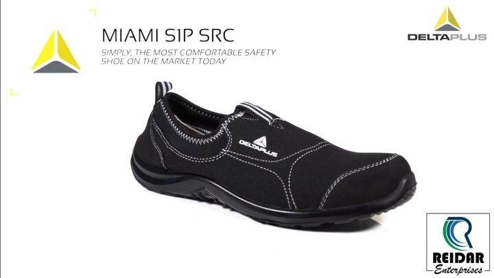 Delta Plus MIAMI S1P SRC Safety Shoes Steel Toe Oil Resistant Shoes Low ...