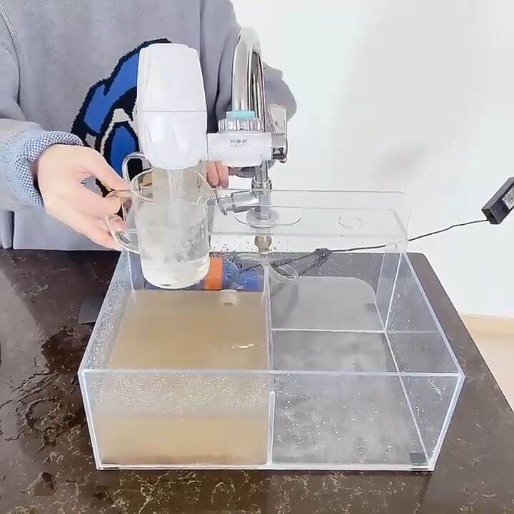 Desain Air Double -Out Filter Air Keran Berisi Elemen Filter Water ...