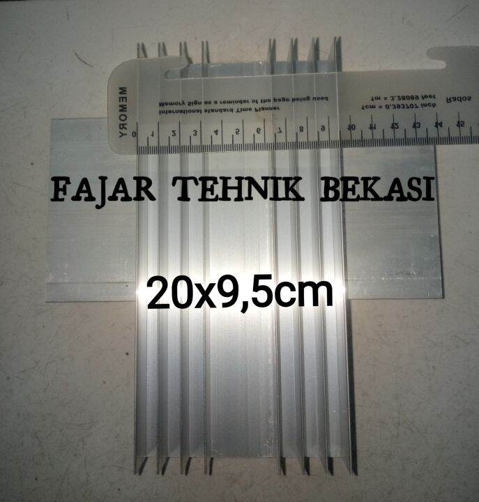 pendingin transistor final sanken toshiba tr jengkol heatsink headsing headsink sirip 20cm ...