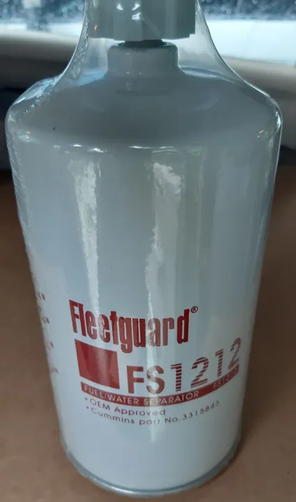 FS1212 Fleetguard Fuel/Water separator filter cummins | Lazada PH