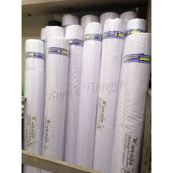 TETORON FABRIC. SOLD PER ROLL. 60 YARDS IN 1 ROLL. USE FOR SCHOOL ...