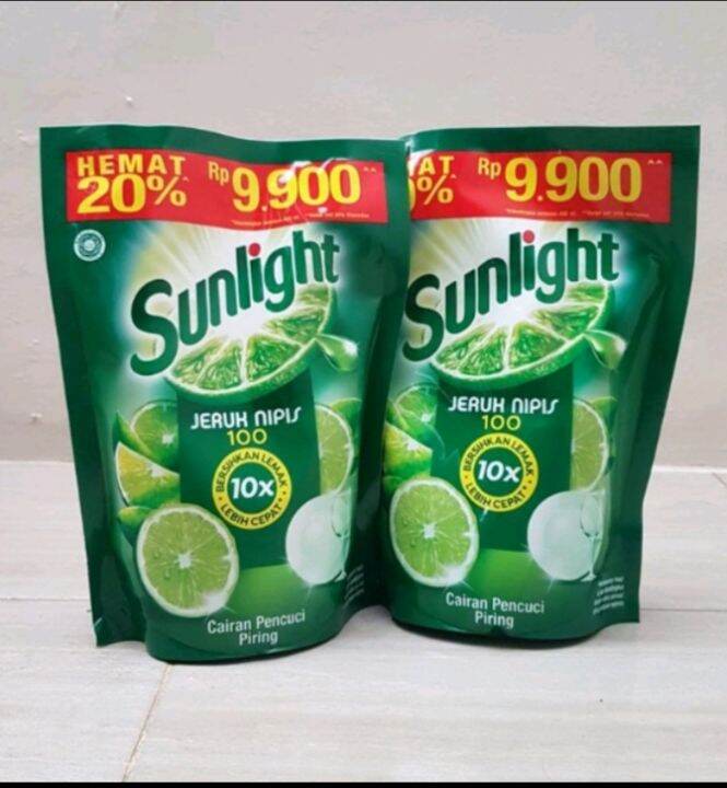 SUNLIGHT TWIN PENCUCI PIRING JERUK NIPIS 420ML (DPT 2PCS) | Lazada Indonesia