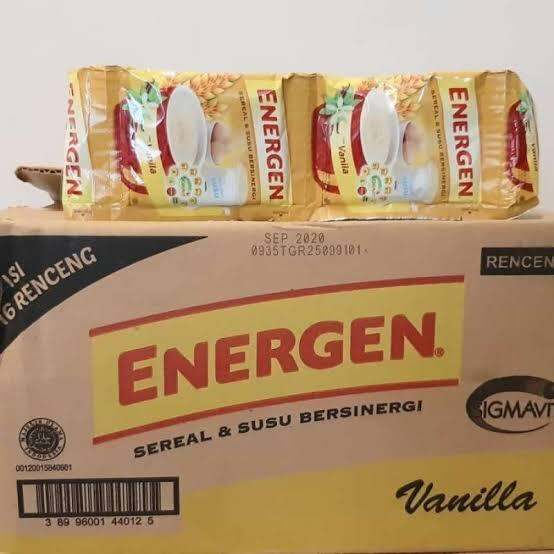 energen vanilla 1 dus isi 16x10x32 g | Lazada Indonesia
