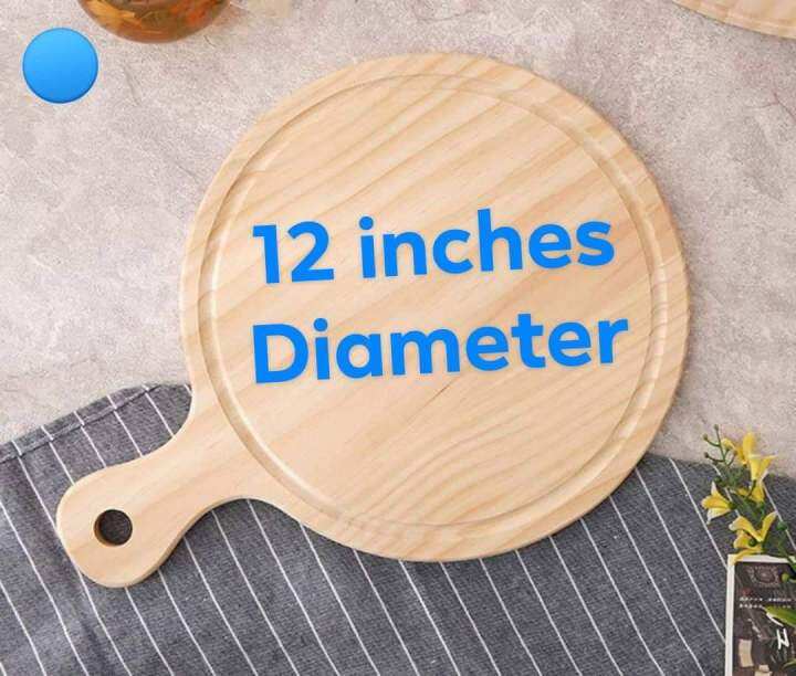 12inches -Pizza Board / Round Wood /Serving Board | Lazada PH