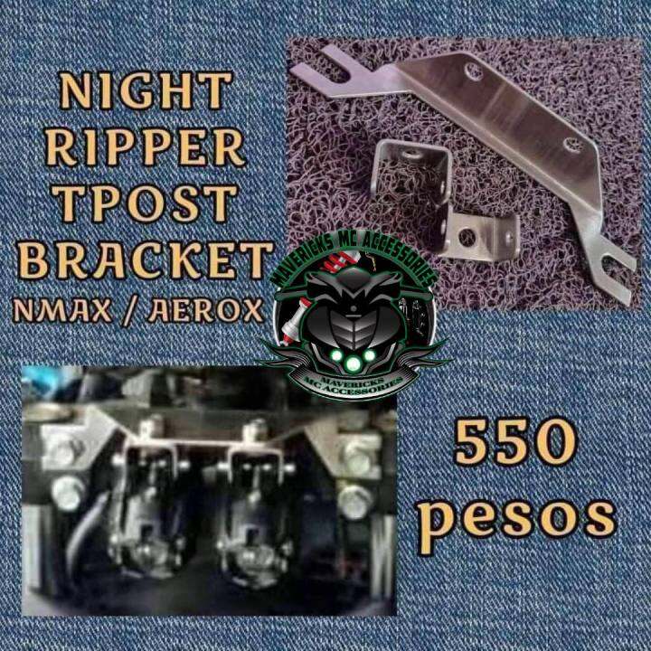 Yamaha Nmax/Aerox Tpost stainless bracket for night ripper | Lazada PH