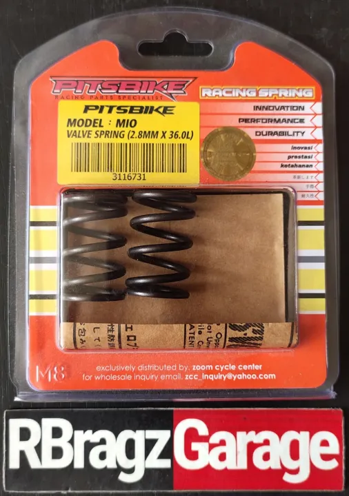 Pitsbike Valve Spring 5 Turns - Mio Sporty / Fino / Nouvo / Soul ...