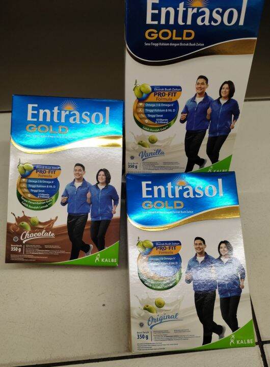 Entrasol GOLD 350gr All Variant untuk usia 50tahuan ke atas Susu Tinggi ...