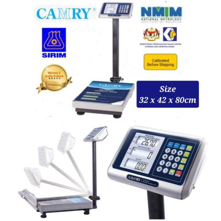 CAMRY 150kg Digital Platform Scale Foldable Scale Easy for Storage ...